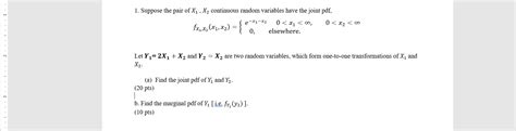solved 1 suppose the pair of xi x2 continuous random