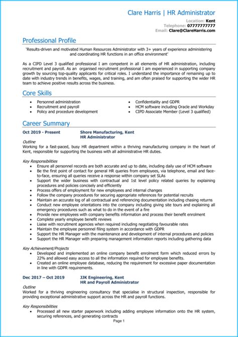 4 Administrator Cv Examples Guide And Cv Templates For 2024 4 Administrator Cv Examples Guide And Cv Templates For 2024