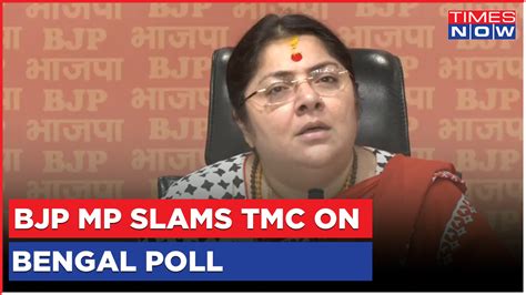 Bjp Mp Locket Chatterjee Briefs Media Says Panchayat Polls Of West