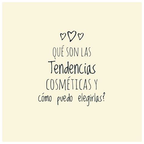 Cosmetología Holística on Instagram Tendencias cosméticas y cómo