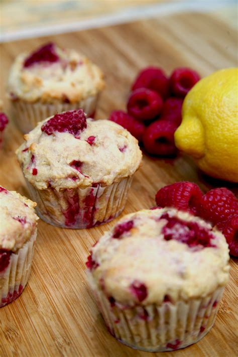Recipe For Low Sugar High Protein Lemon Raspberry Muffins Popsugar Fitness