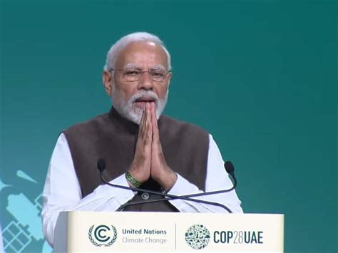 Cop28 Pm Modi Hails Indias Efforts To Reduce Emission Levels