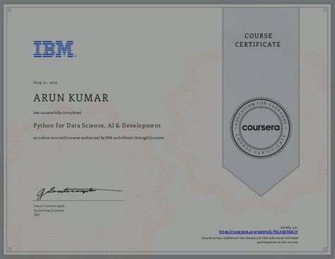 Arun Kumar On Linkedin I Am Happy To Share That I Have Obtained A New