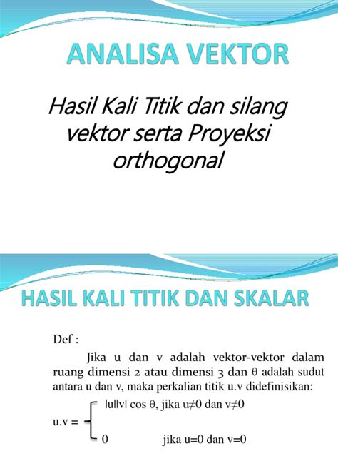 Analisa Vektor 2 Pdf
