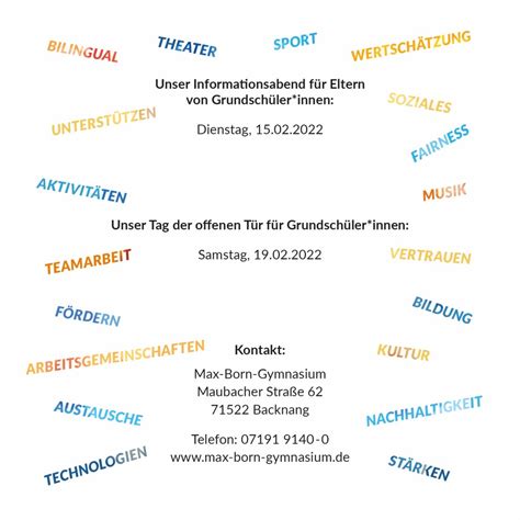 Unser Mbg Max Born Gymnasium Backnang