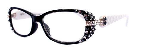 Glamour Quilted Bling Reading Glasses For Women Adorned W Etsy