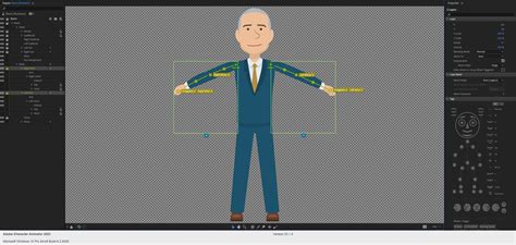 one arm works other is stretching and distorting adobe support
