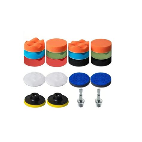 Kit Para Pulir Auto Borlas Ktaladro Esponjas Pzas