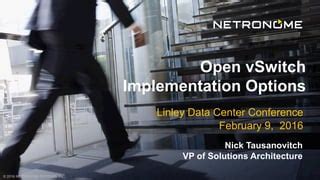 Open VSwitch Implementation Options PPT