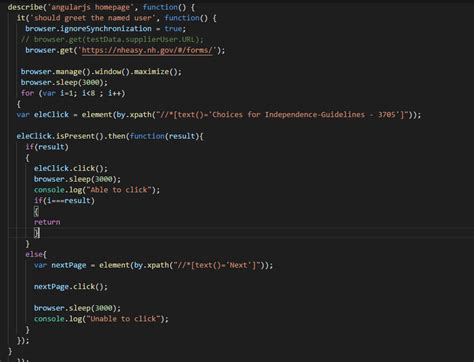 How To Stop For Loop When I Found The Element In Protractor Software