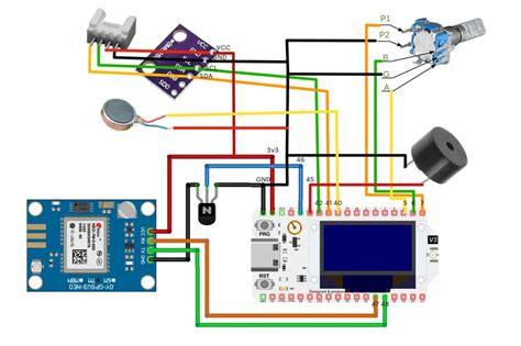 Heltec Lora32 V3 Meshtastic Case With Encoder Buzzer Vibro Gps Environment Sensor Belt Clip