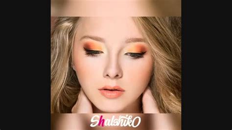 آرایش مناسب برای لباس های نارنجی نماشا