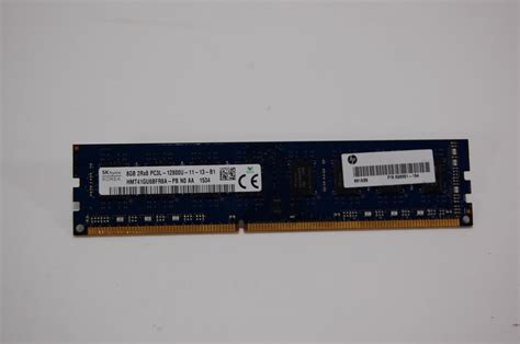 1x 8GB SK Hynix 2Rx8 PC3L 12800U HMT41GU6BFR8A PB DDR3L 1600MHz Desktop