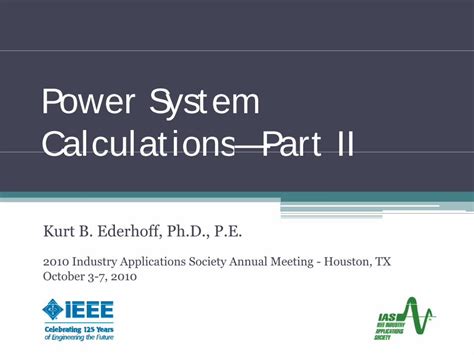 Pdf Power System Calculations—part Ii Dokumentips