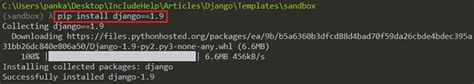 django creating and using templates
