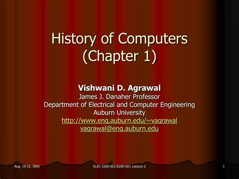 Ppt History Of Computers Chapter 1 Powerpoint Presentation Free