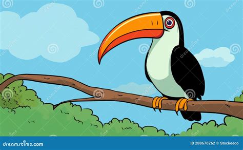 Animated Toucan Illustration Bold And Colorful Animation Stills
