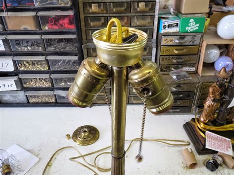 Lamp Parts And Repair Lamp Doctor Brass Table Lamp Pull Chain Cluster Repair