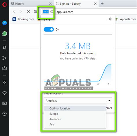Solución Opera VPN no funciona Bytepeaker