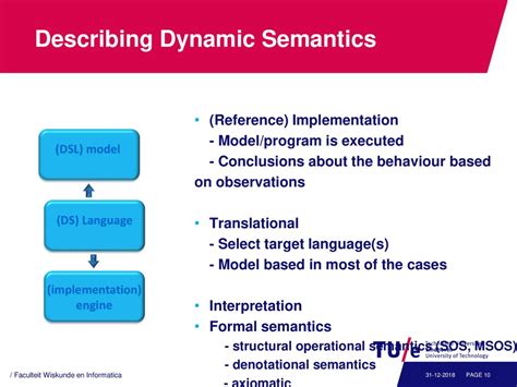 Generic Language Technology 2is15 Dynamic Semantics Ppt Download