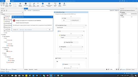 job stopped with an unexpected exit code 0xe0434352 help uipath community forum