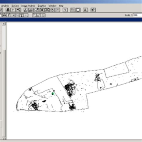 Gis Data Structure Created In Arcview The Cad Plan Of The