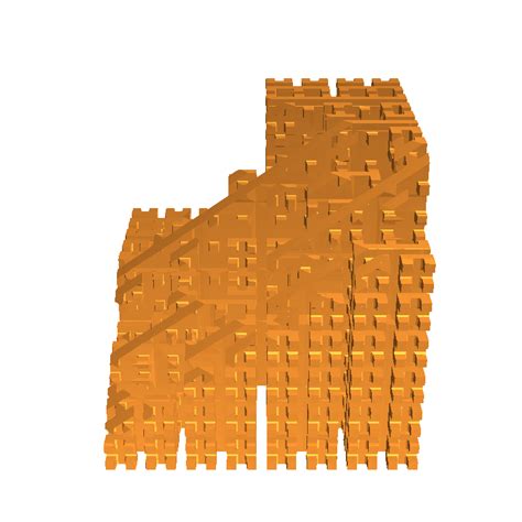 3d Printer Files 3mf File Self Intersecting Hilbert Curve Cube Creality Cloud