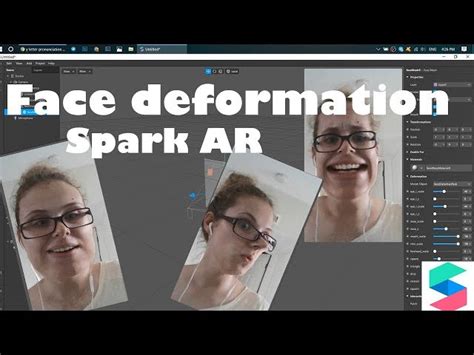 Face Deformation Spark AR TV