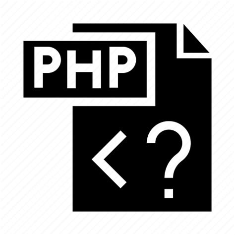 Coding File Php Programming Scripting Icon