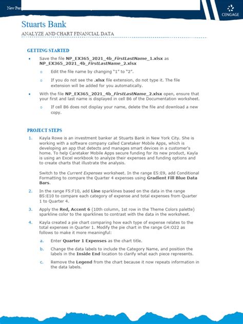 Instructions For Excel Pdf Microsoft Excel Chart
