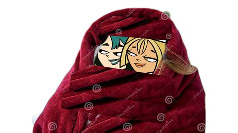 Gwen And Bridgette Snuggled Under A Red Blanket By Masonedward069atgmai On Deviantart