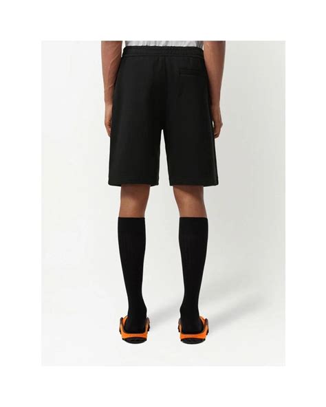 Burberry Casual Shorts In Black For Men Lyst