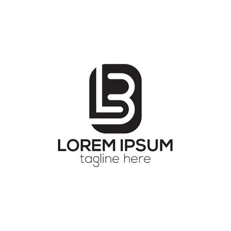 Premium Vector Creative Letter Lb Bl Monogram Logo Template