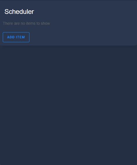 scheduler card custom component page 34 dashboards and frontend