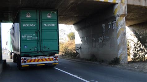 Truck Stuck Under Bridge Youtube