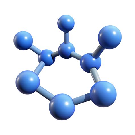 Molecule Structure 3d Render 45980801 Png