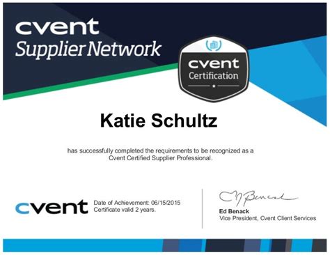 Cvent Certification