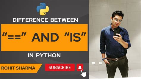 Difference Between And Is Operator In Python Vs Is In Python