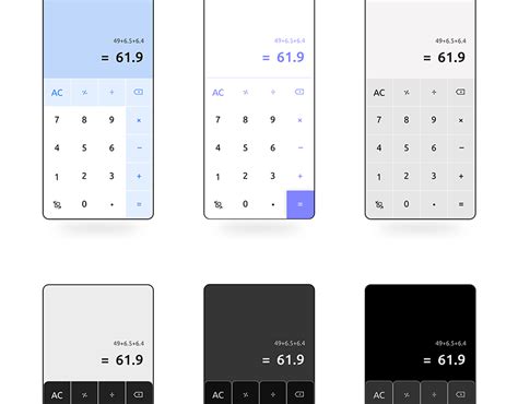 Calculator Screen UI Design On Behance