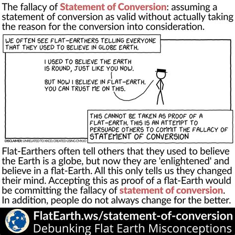 Statement Of Conversion FlatEarth Ws