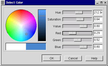 Color Selection Dialogs