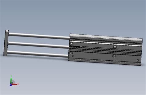 TCL系列双轴气缸TC L 16x150 S G 2 SOLIDWORKS 2020 模型图纸下载 懒石网