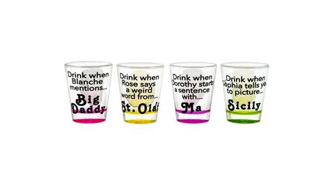 Drinking Game Shot Glass Set The Golden Girls Ts Popsugar