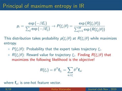 maximum entropy inverse reinforcement learning ppt