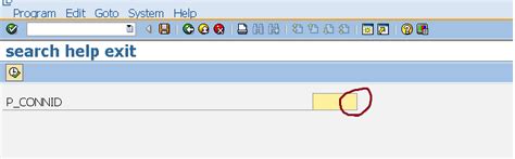 Search Help Exit Sapcodes