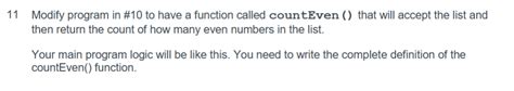 Solved Given The List Called Numbers As Shown Below Chegg
