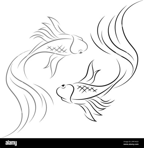 Goldfish Icon Logo Design Stock Vector Image And Art Alamy