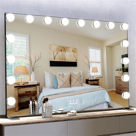 Beautme Large Vanity Mirror With Lights Hollywood Makeup