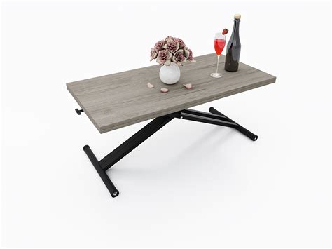 Επεκτεινομενο τραπεζι με μηχανισμό ανύψωσης ΤΡΟΠΙΚΑΝΑ χρωμα Malta Frese Geta Bg