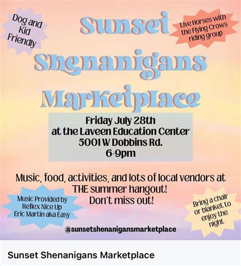 Sunset Shenanigans Marketplace 2023 — Arizona Trade Network